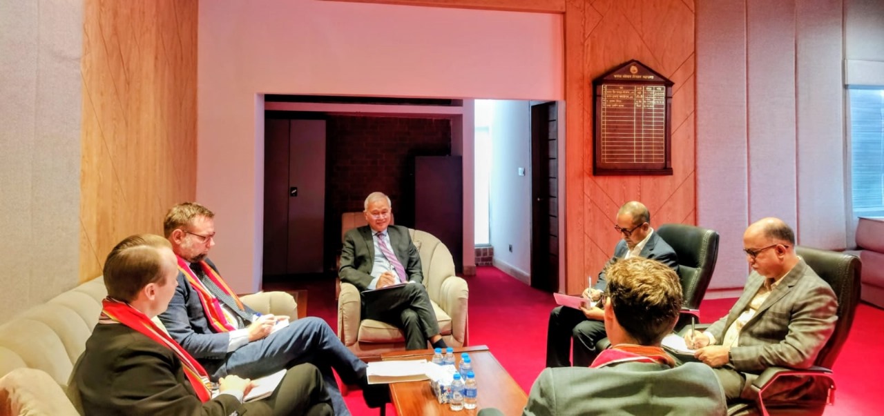 Courtesy Meeting Between Advisor Supradip Chakma and Scandinavian ...