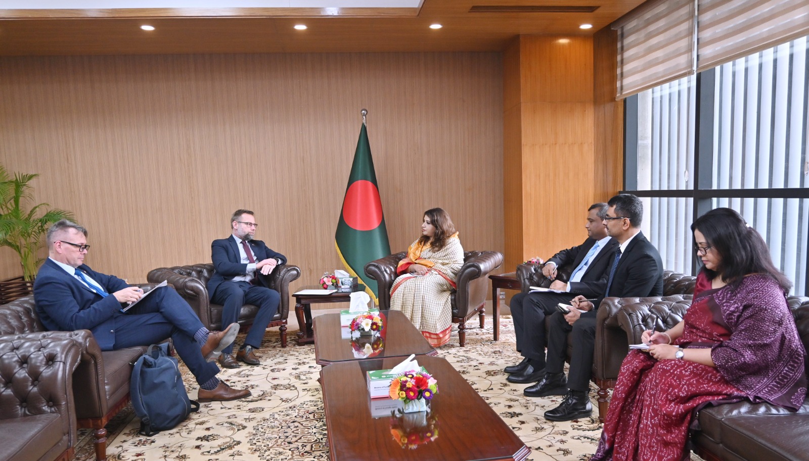 Ambassador of Denmark and Ambassador of Germany meet the Hon’ble State ...